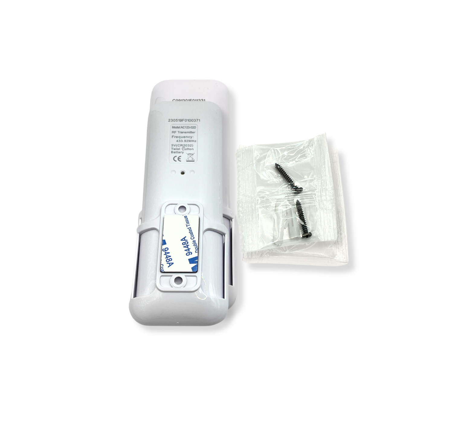 2 Channel Remote Control For Motor Blinds - AC123-2D Transmitter ...